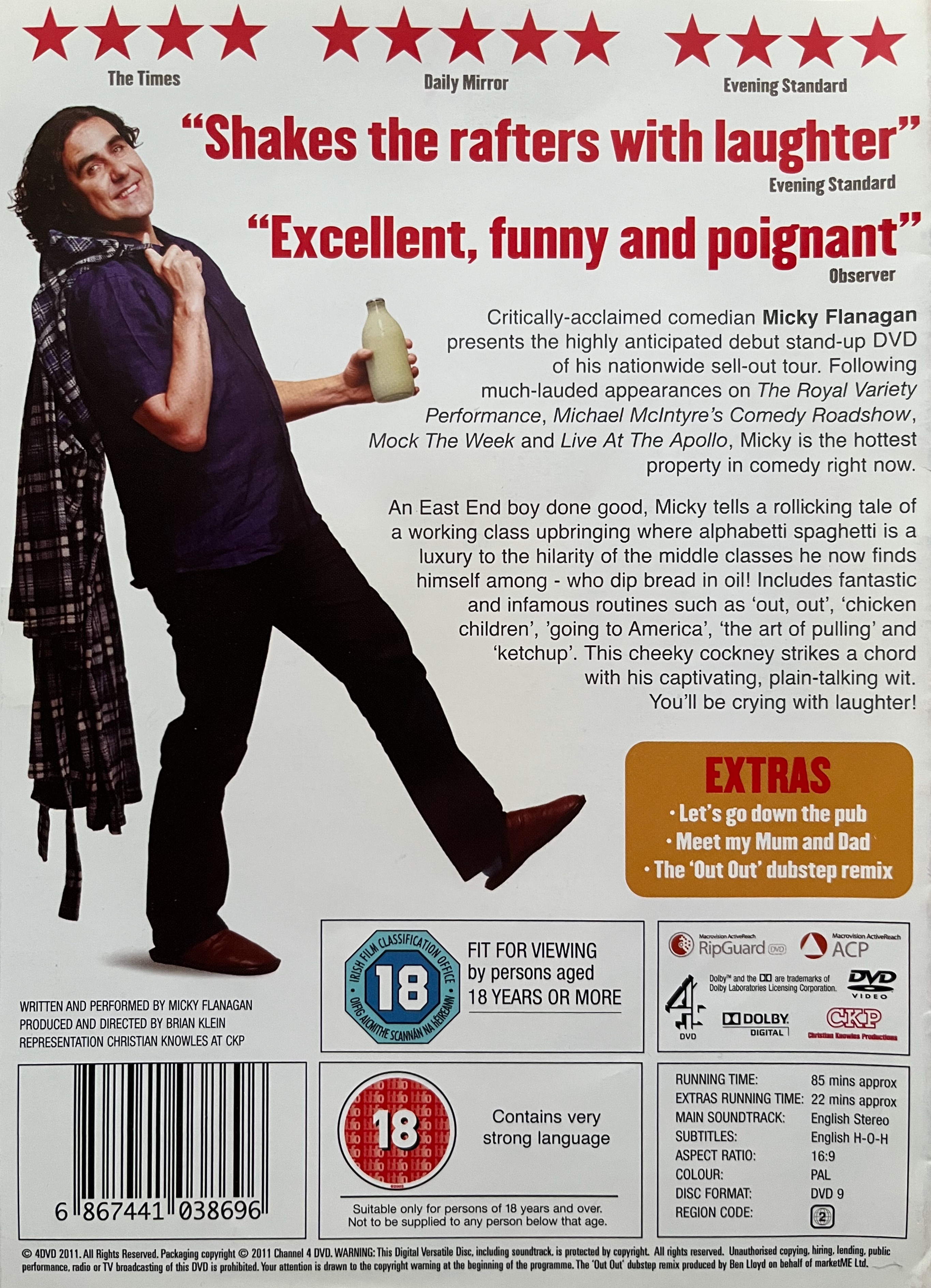 Micky Flanagan – Stand-Up DVD Reviews – Well Eye Never